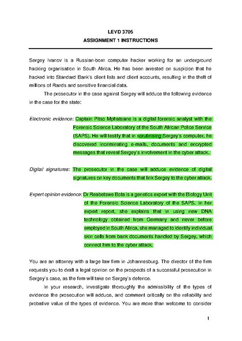 levd3705 assignment 1 instructions 2024 1 levd 3705 assignment 1 instructions sergey ivanov is