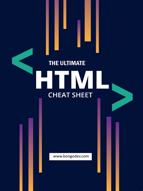 the ultimate html cheat sheet pdf html element html