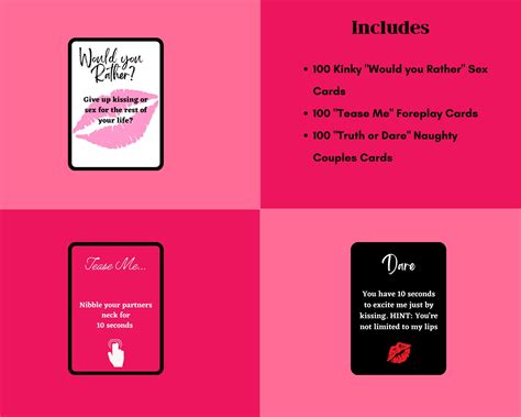 Kinky Foreplay Couples Card Game Bundle Printable Drinking Sex Game For Adults Digital Download
