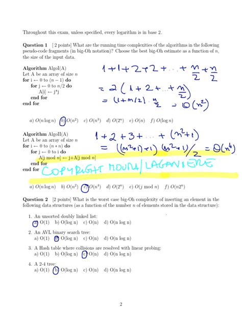 csifinal5 pdf time complexity logarithm