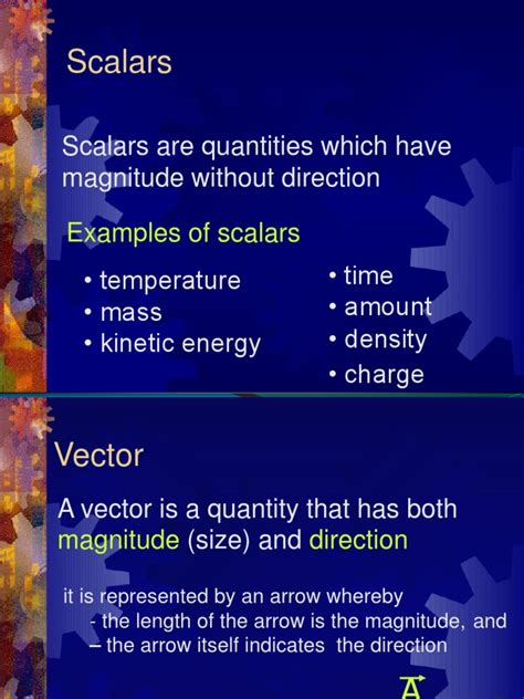 scalar and vectors pdf euclidean vector cartesian coordinate system