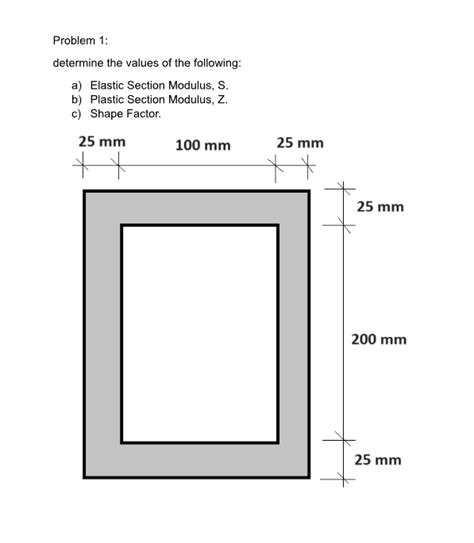 solved problem 1 determine the values of the following a