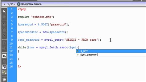 php md5 encryption part 2 youtube