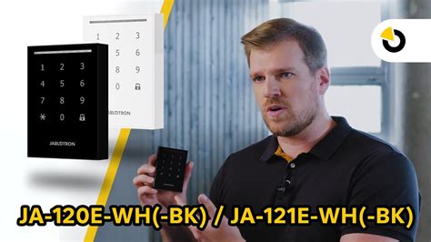 Touch Dual RFID Access Modules JABLOTRON JA 120E WH BK A JA 121E WH
