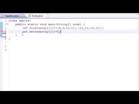 Java Programming Tutorial 33 Multidimensional Arrays YouTube