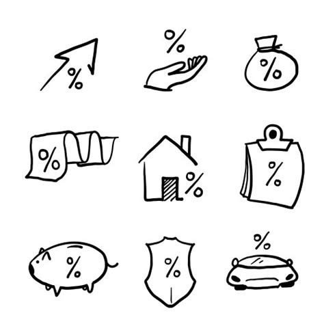 Hand Drawn Doodle Sketch Mind Map Style Royalty Free Vector