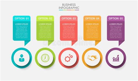 Business Data Visualization Timeline Infographic Icons Designed For