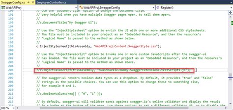 Customize Swagger UI In ASP NET Web API Restful Service