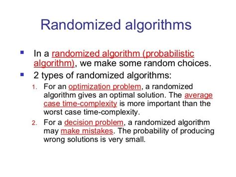 randomized algorithms ver 1 0