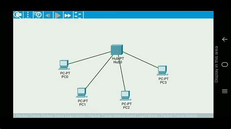 How To Make Network Using HUB In Cisco Packet Tracer YouTube
