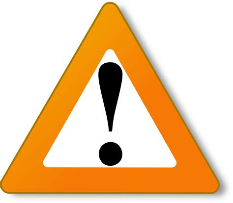 Sign Of Danger Vector Free PSD Vector Icons