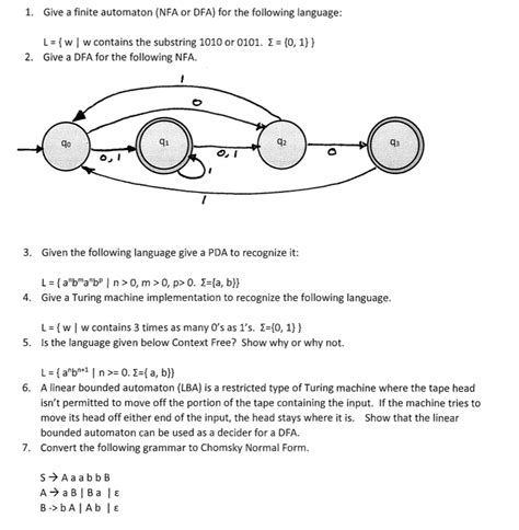 solved give a finite automaton nfa or dfa for the