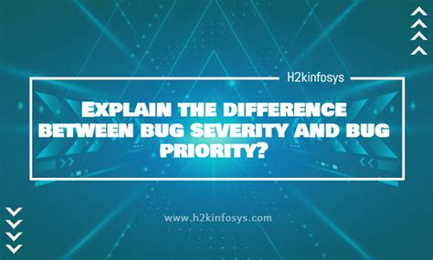 explain the difference between bug severity and bug priority h2kinfosys blog