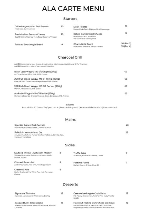 Fat Belly Singapore Menu Latest Price 2023