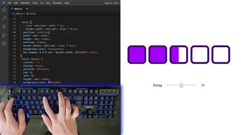 asmr programming coding rating display css no talking youtube
