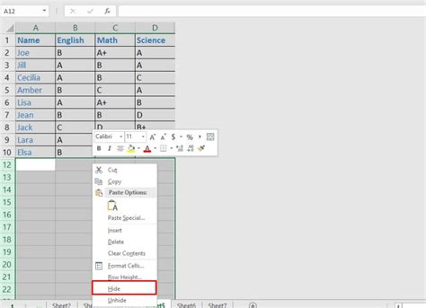 How To Limit Rows And Columns In Excel