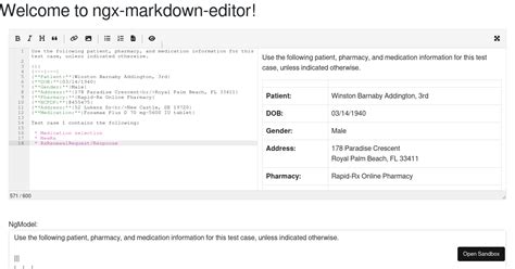 Ngx Markdown Editor Forked Codesandbox