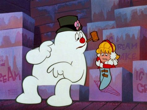 Frosty Feels Concern For Karen Who Is Shivering And Sneezing Which It Could Mean That Karen Is