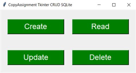 sqlite crud operations in python copyassignment