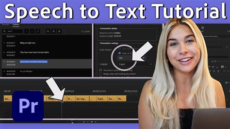 How To Add Subtitles In Premiere Pro W Speech To Text Tutorial W