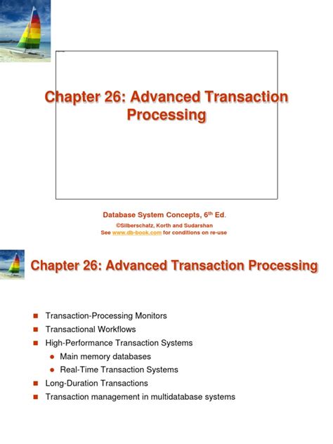 chapter 26 advanced transaction processing database system concepts 6 ed pdf database