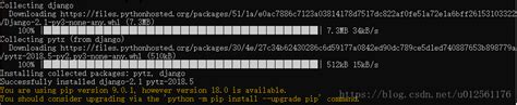 python学习笔记之windows下通过pip安装django详细介绍 pip 下载django csdn博客