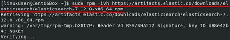 how to install elasticsearch on centos 8