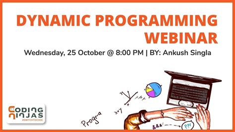 webinar on dynamic programming by ankush singla coding ninjas youtube