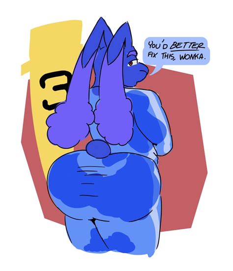 Rule 34 Azspicedjason Big Ass Blueberry Inflation Bubble Butt Female Huge Ass Lopunny Pokémon