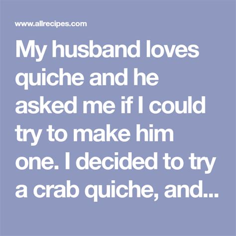 Crab Quiche Recipe Crab Quiche Quiche Quiche Recipes
