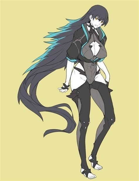 Gozilla Gijinka Character Art Anime Monsters Female Monster
