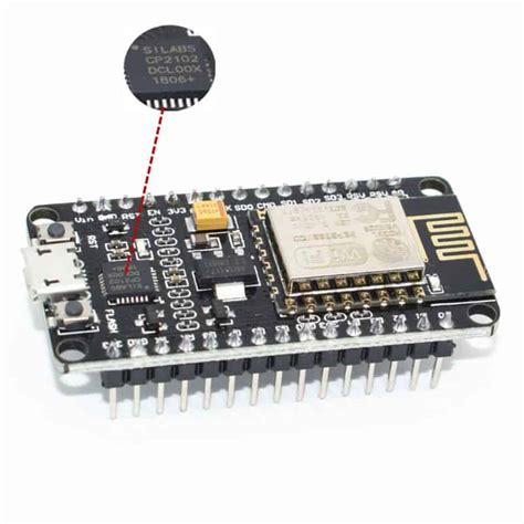 NodeMCU ESP8266 IoT With WiFi With CP2102 UART