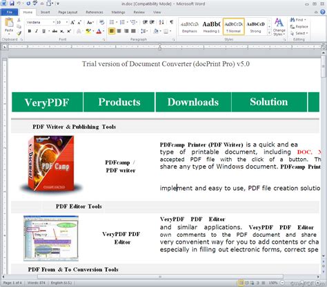 how to convert doc to xps via command line verypdf knowledge base