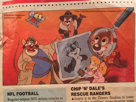 Dan Alexander Dizmentia Inspector Gadget Hackwrench 1988 Chip N Dales Rescue Rangers