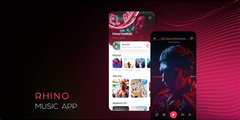 Rhino Music Player App Figma Community
