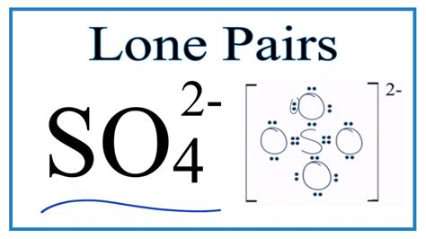 Lewis Structure Of Sulfate Ion