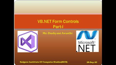 VB NET Form Controls YouTube
