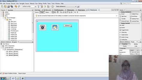 tutorial membuat tampilan menu dan submenu menggunakan netbeans youtube