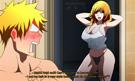 Rule 34 Auburn Hair Bathroom Big Breasts Bleach Blue Eyes Blush Breasts Brown Eyes Cleavage