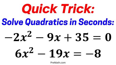 Quadratic Equation Question And Answer