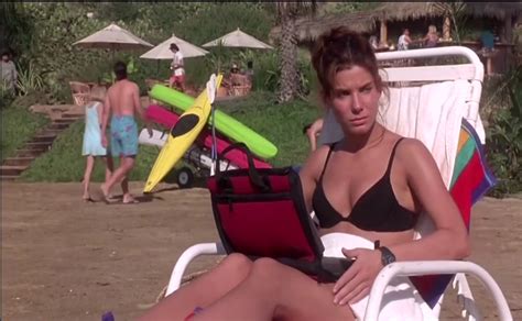 Sandra Bullock Breasts Bikini Scene In The Net Aznude