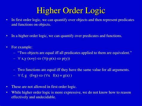ppt first order logic ii powerpoint presentation free download id 6555575