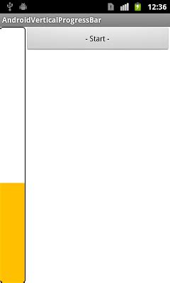 Android Coding Implement Vertical ProgressBar