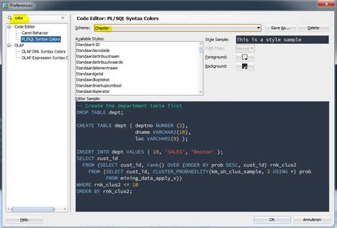 Sqldeveloper Syntax Highlighting