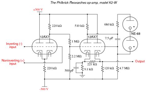 Tube Differential Amplifier Schematic