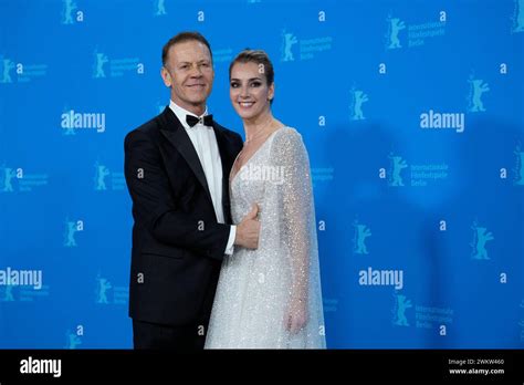Actors Rocco Siffredi Left And Rosa Caracciolo Right Pose For Media At A Photo Call For The