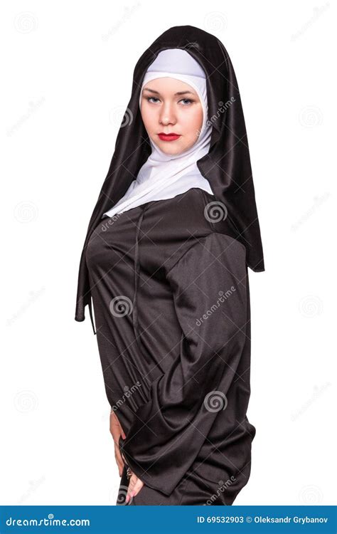Beautiful Portrait Of A Nun Stock Image Image Of Christianity Person 69532903