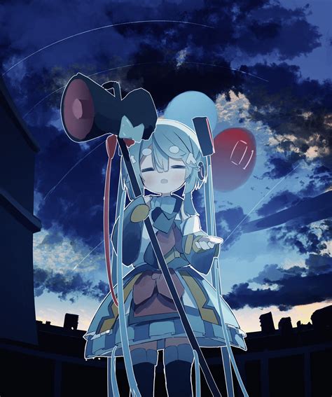 Hatsune Miku Magical Mirai Miku And Magical Mirai Miku Vocaloid And 1 More Drawn By Syare