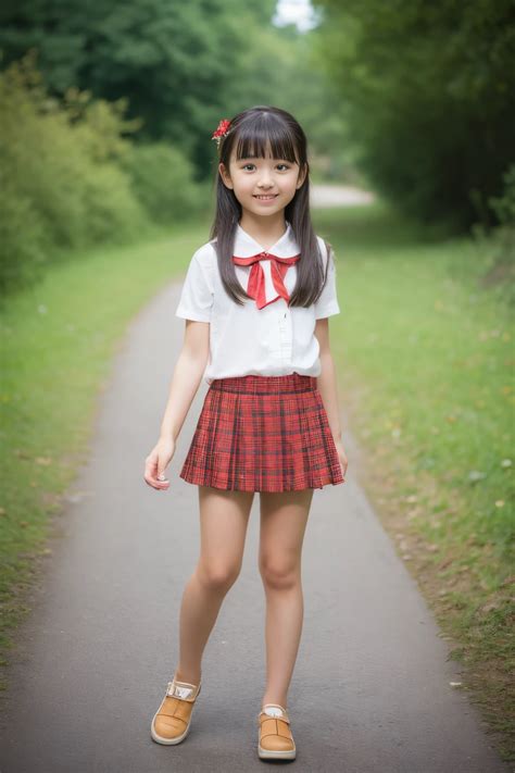 Little European Girl，small Skirt，tmasterpiece，8k，primitiveprofessional Photosho Seaart Ai