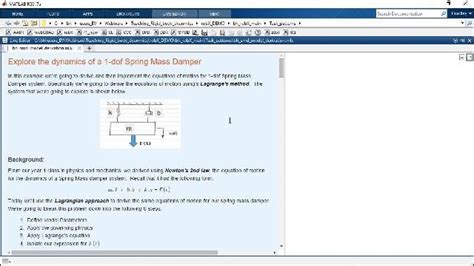 teaching rigid body dynamics a combination of symbolic and numeric computing video matlab